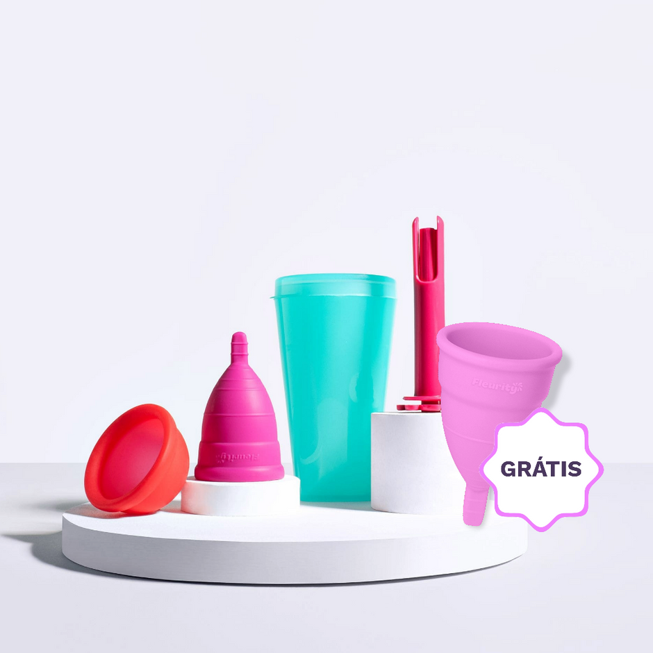 Kit Coletor, Disco Menstrual e Copo Esterilizador com Coletor e ...